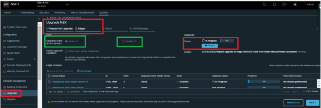 VMware NSX Federation – Upgrade – NSXworld