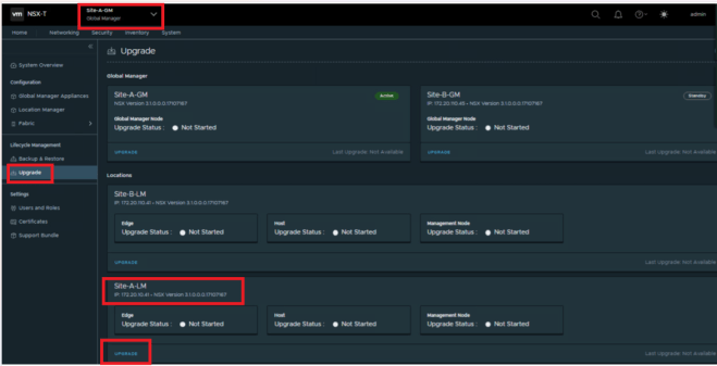 VMware NSX Federation – Upgrade – NSXworld